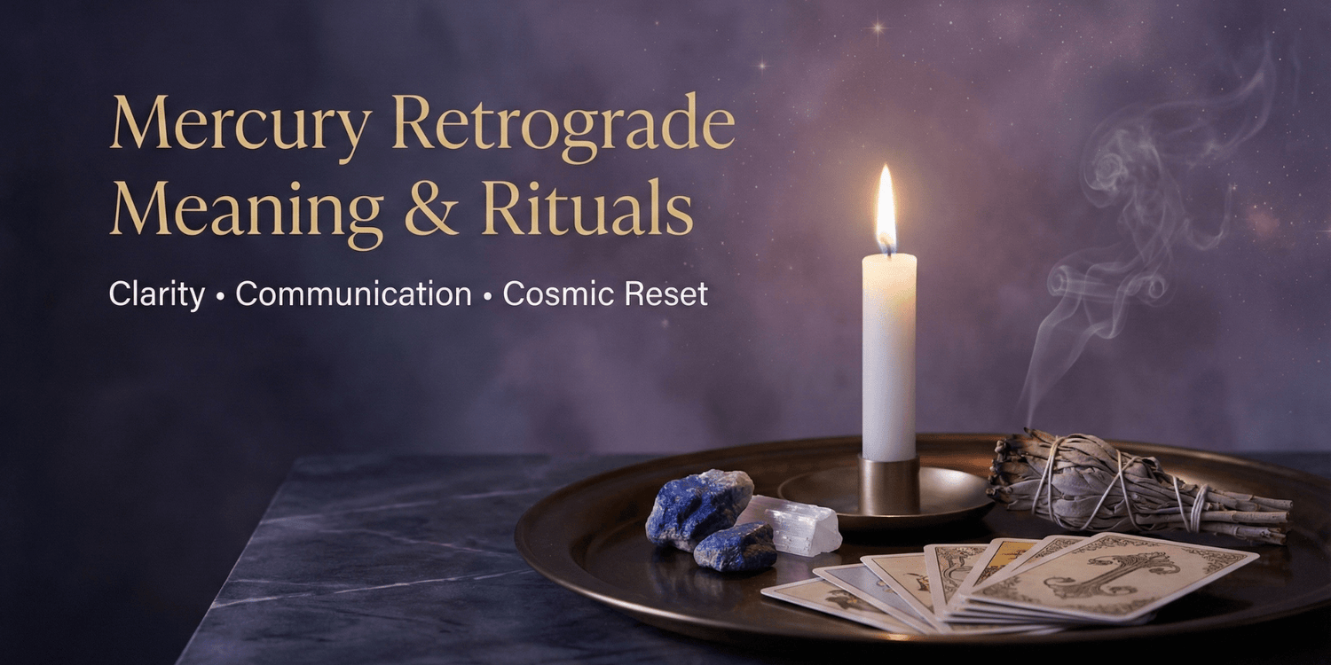 Mercury Retrograde Meaning & Rituals Guide – The Mystical Moon Online Store
